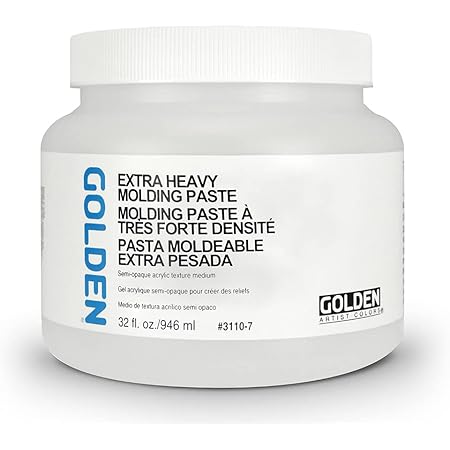 Amazon.com: Golden Artist Colors - Hard Molding Paste - 8 oz Jar
