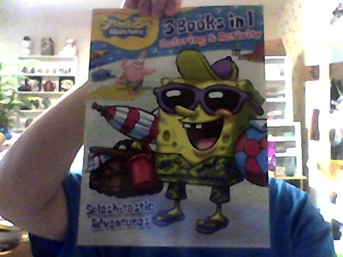 SpongeBob Squarepants 3 Books in 1 Coloring and Activity Book - Splash ...