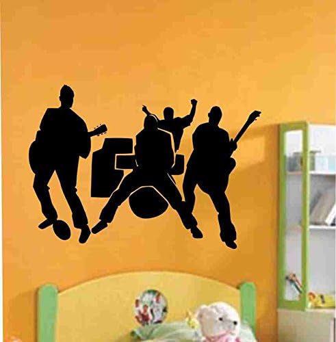 Amazon.com: Rock Band Vinyl Sticker Wall Art Graphic Music Wall Mural ...