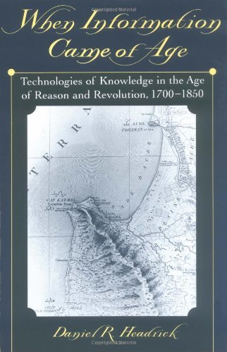 When Information Came of Age: Technologies of Knowledge in the Age of ...