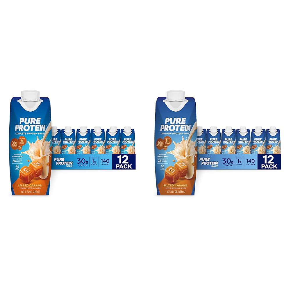 Snapklik.com : Pure Protein Salted Caramel Shake, Ready To Drink And ...