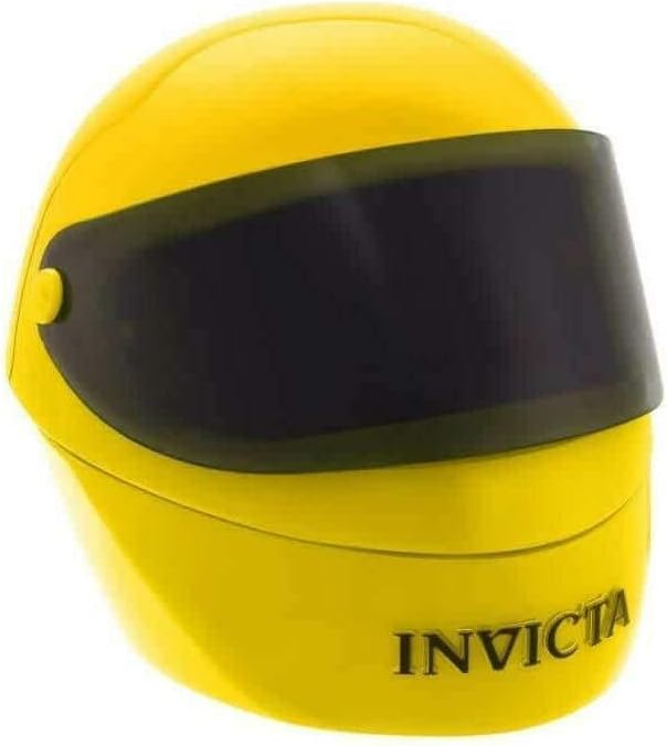 Amazon.com: NEW Invicta YELLOW HELMET Watch Display Case Collector Box ...