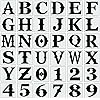 Amazon.com: 12 Inch Letter Stencils for Painting on Wood, Large Stencil ...