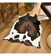 Amazon.com: SVATOUCH Premium Cowhide Rug 5.2 x 6.2 Feet,Western Decor ...