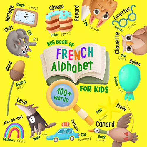 Big Book of French Alphabet for Kids: English-French Book for Kids ...