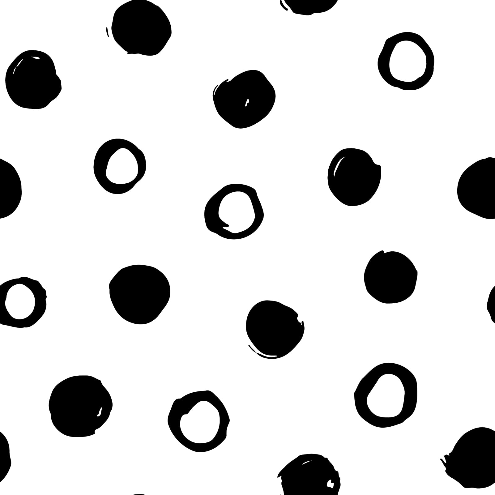 STICKEEP Black and White Polka Dot Wallpaper Modern Boho Polka Dot ...