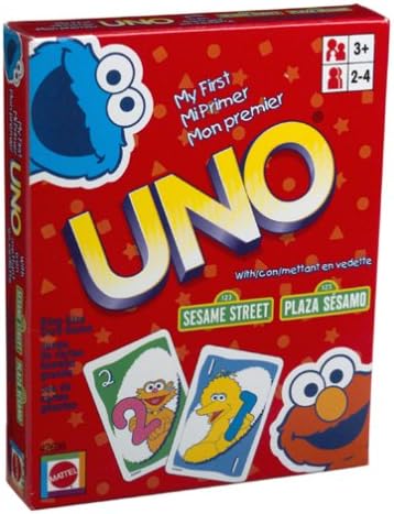 Amazon.com: My First UNO: Sesame Street - King-Size Card Game : Toys ...