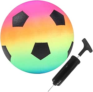 Playground Ball Kickball, 8.5 Inch Playground Ball Set with Hand Air ...
