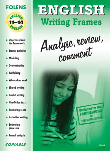 Folens English Writing Frames Analyse, Review, Comment: Mary Green ...