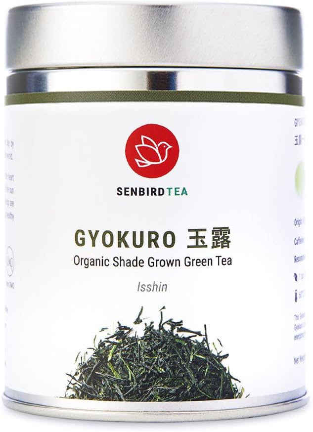 Amazon.com : Senbird Organic Gyokuro, Japanese Shade Grown Green Tea ...