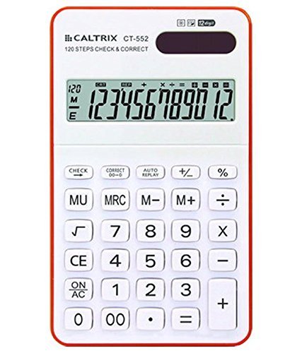Caltrix CT-552 Calculator (Orange, Green, Blue & Pink) : Amazon.in ...