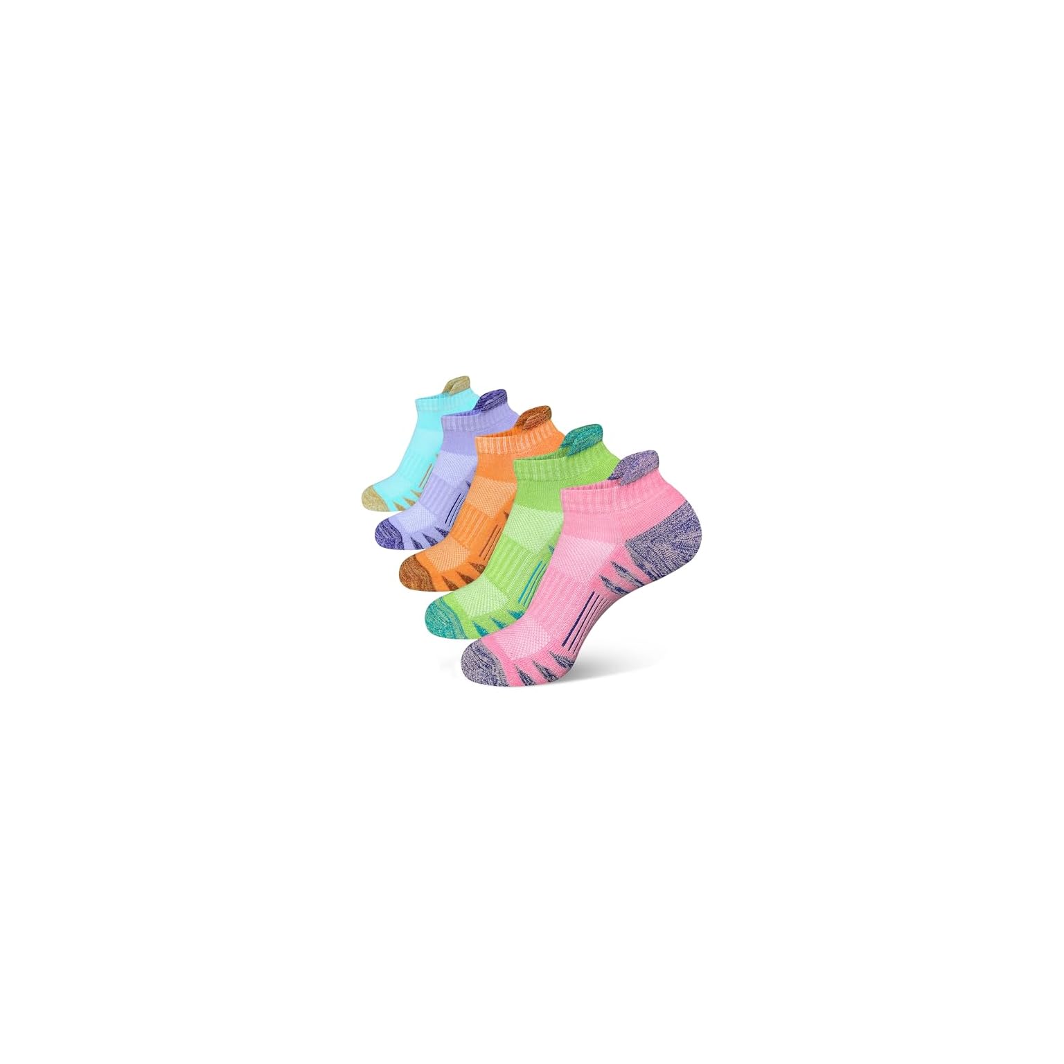 Heyoboy Women's Running Socks: Anti-Blister, Cushioned, Moisture ...