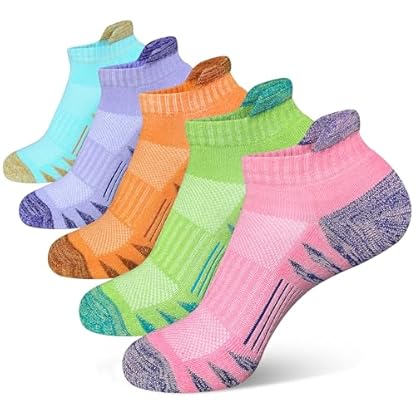 Heyoboy Women's Running Socks: Anti-Blister, Cushioned, Moisture ...