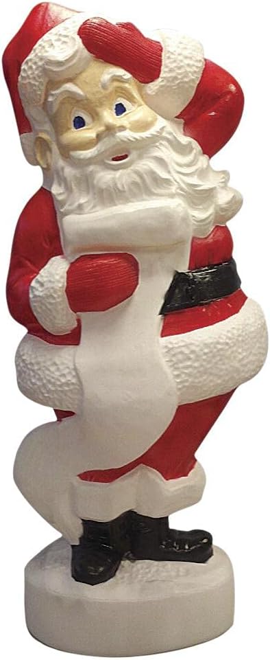 Amazon.com: Christmas Large 3 Foot Santa Face Lighted Blow Mold Holiday ...