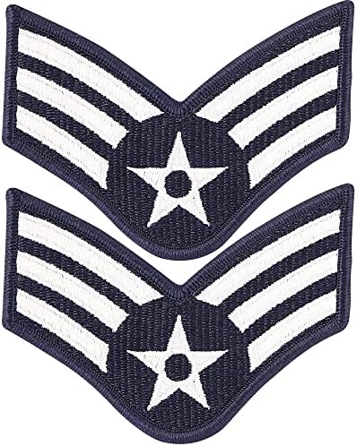 Amazon.com: Air Force Senior Airman E-4 Full Color Embroidered Enlisted ...
