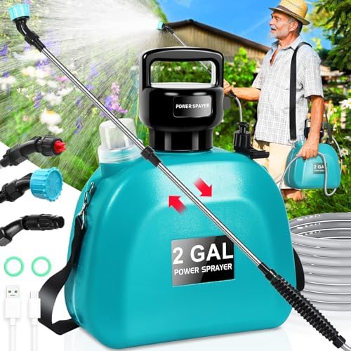 Amazon.com : Pine Tree Tools 1.3 Gallon Electric Garden Sprayer ...