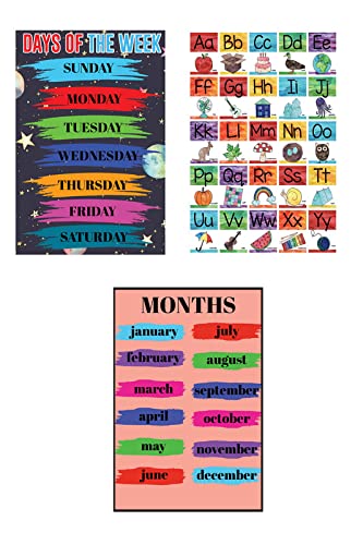 Buy Pack of 3 Early Learning Kid's | Combo For Toddlers|Days Of The ...