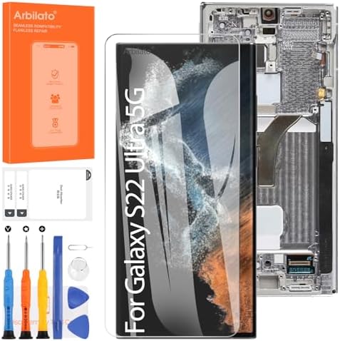Amazon.com: Original Screen for Samsung Galaxy S22 Ultra Screen ...