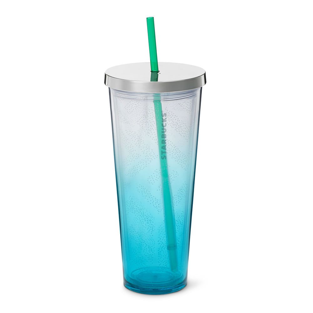 Starbucks Cold-to-Go Cold Cup - Blue 24 fl oz : Amazon.in: Home & Kitchen