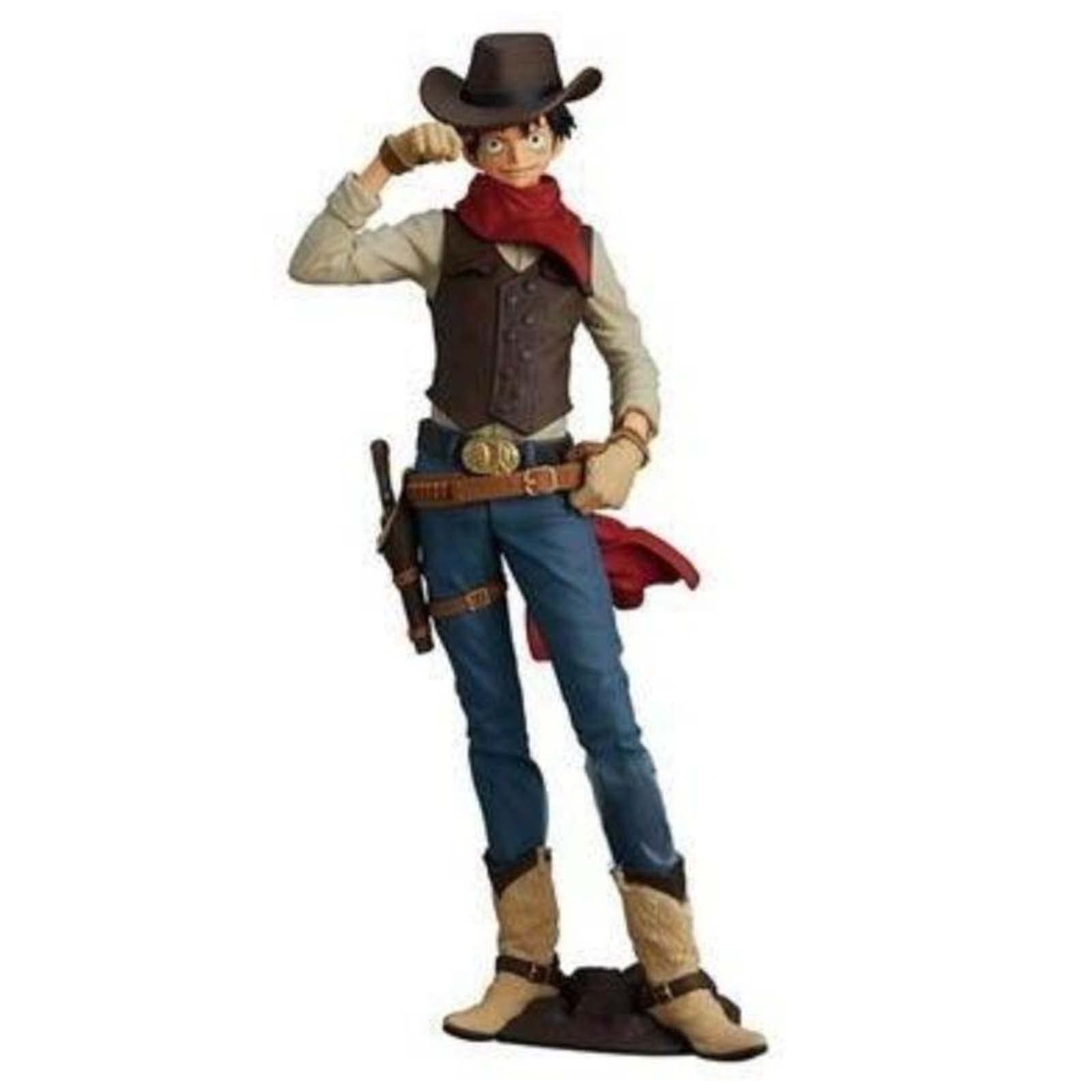 Buy Anime Heroes – One Piece – Monkey D. Luffy Cowboy Dress Up Figurine ...