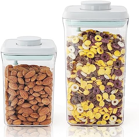 Amazon.com: Tourdeus Airtight Pop Food Containers, 2-Piece Leakproof ...