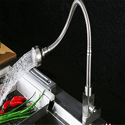 304 universal tube rotation hot and cold single cold double out kitchen ...