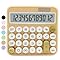 White Calculator, Beige Standard Calculator 12 Digit with Large LCD ...