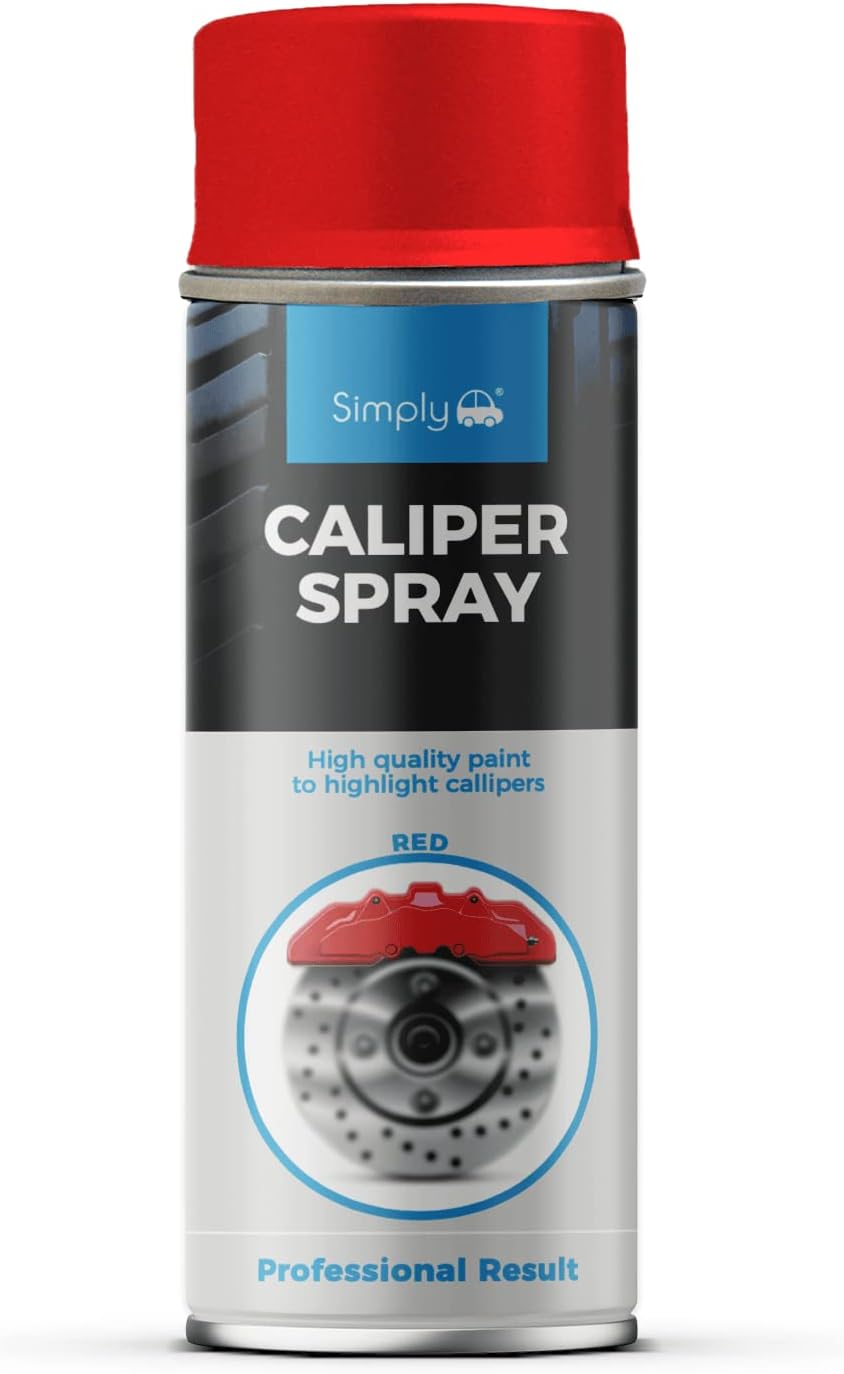 Simply SP-017 Red Caliper Spray Paint for Highlighting & Restoration of ...