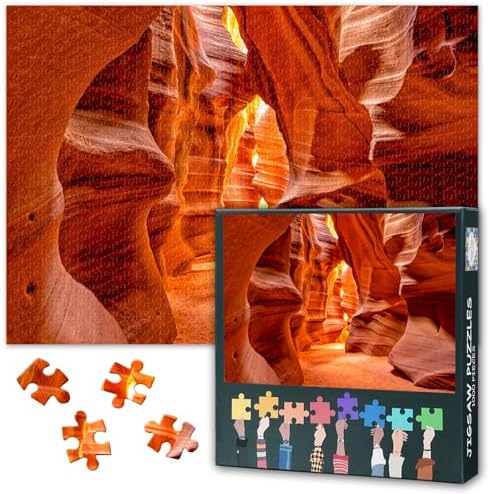 Amazon.com: Arizona Puzzles for Adults 1000 Pieces, Antelope Canyon ...