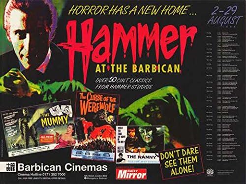 Amazon.com: Hammer Film Productions Limited POSTER (11" x 17"): Posters ...