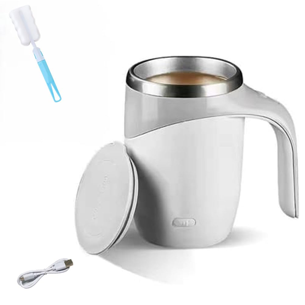Amazon.com: Auto Self Stirring Coffee Mug 12oz Magnetic Coffee Stirrer ...