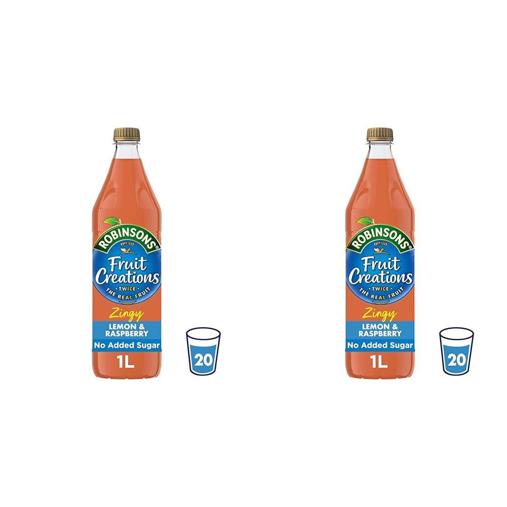 Robinsons Fruit Creations, Real Fruit Squash, Lemon and Raspberry, 1L ...