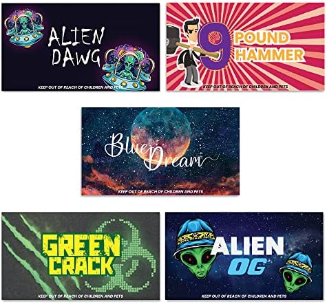 Amazon.com : 300 pcs Adhesive Label Stickers for 116mm Pre roll Tubes ...