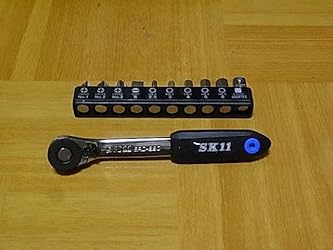 Amazon | SK11 スリムラチェットドライバーセット ギア数52山 SRD-224 | ドライバーセット