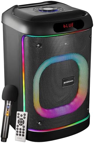 ZEBRONICS Music Bomb 2 Party Speaker with 80W, Supports Bluetooth, 6h ...