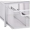 Amazon.com: Amazon Basics Mesh Sliding Basket with 1 Drawer Storage ...