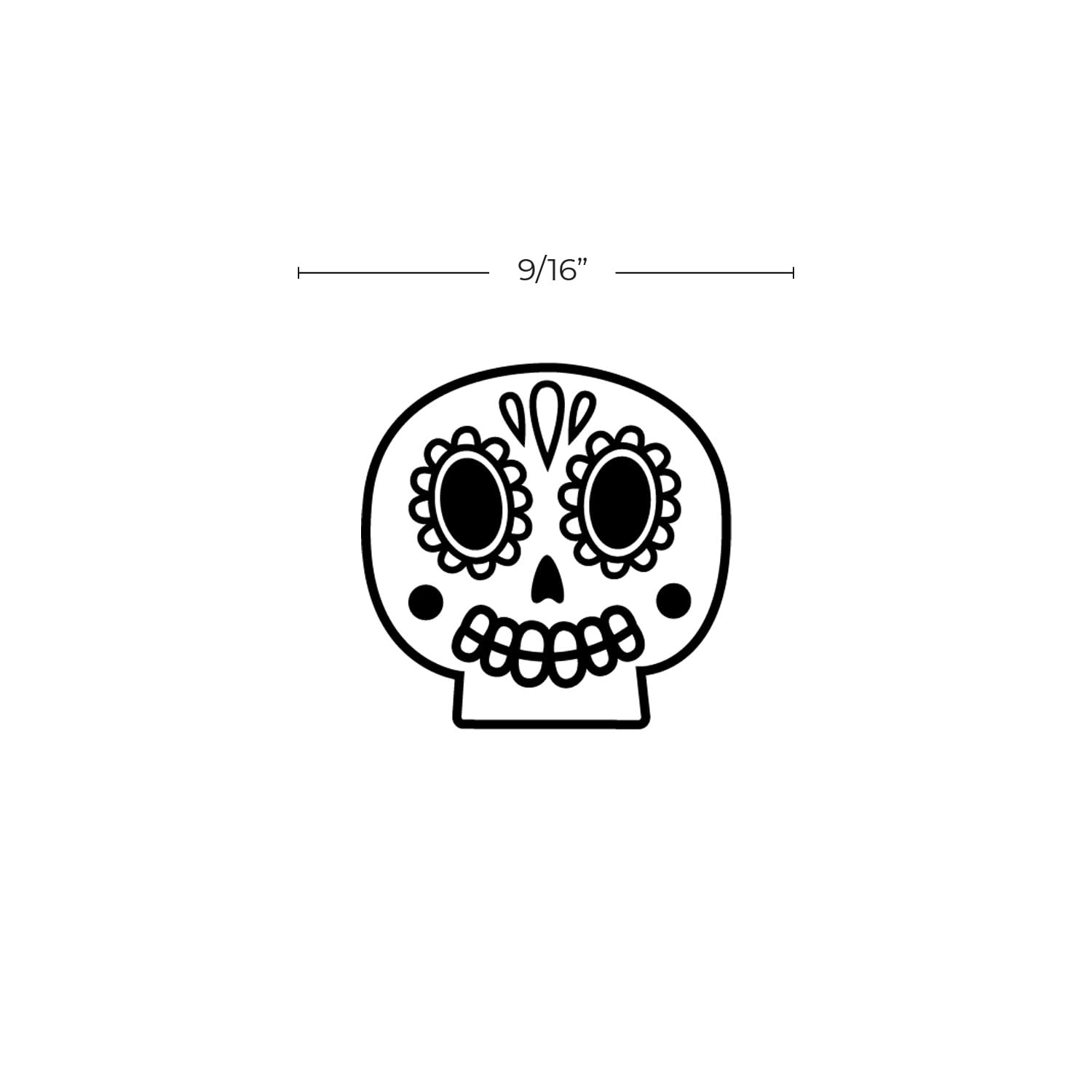 Snapklik.com : Sugar Skull Stamp / 2000 Plus Self Inking Teacher ...