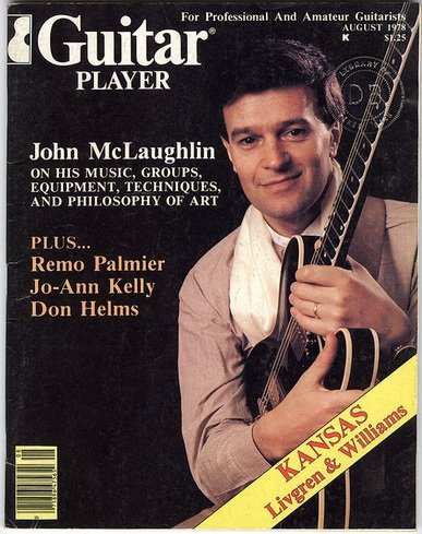 Guitar Player Magazine - August 1978 - John McLaughlin Cover - Volume ...