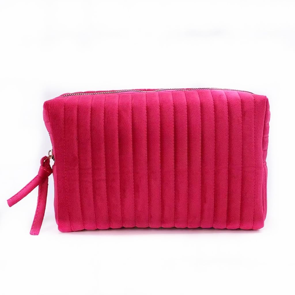Amazon.com: DOB SECHS Small Velvet Cosmetic Bag for Women, Mini ...