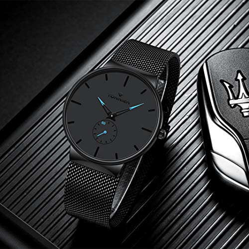 Tonnier Stainless Steel Slim Men Watch -$11.48(56% Off) – Mojosavings.com
