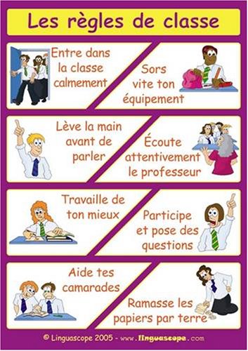 French Poster ("Les Règles de classe"): اشتري اون لاين بأفضل الاسعار في ...