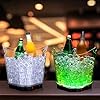 Amazon.com: LED Ice Bucket Bulk 6.5 L Large Capacity Light Ice Wine ...