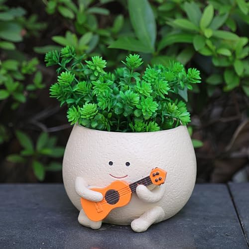Amazon.com : NINIPAPA Face Planter Pot Funny Skateboard Flower Pot ...