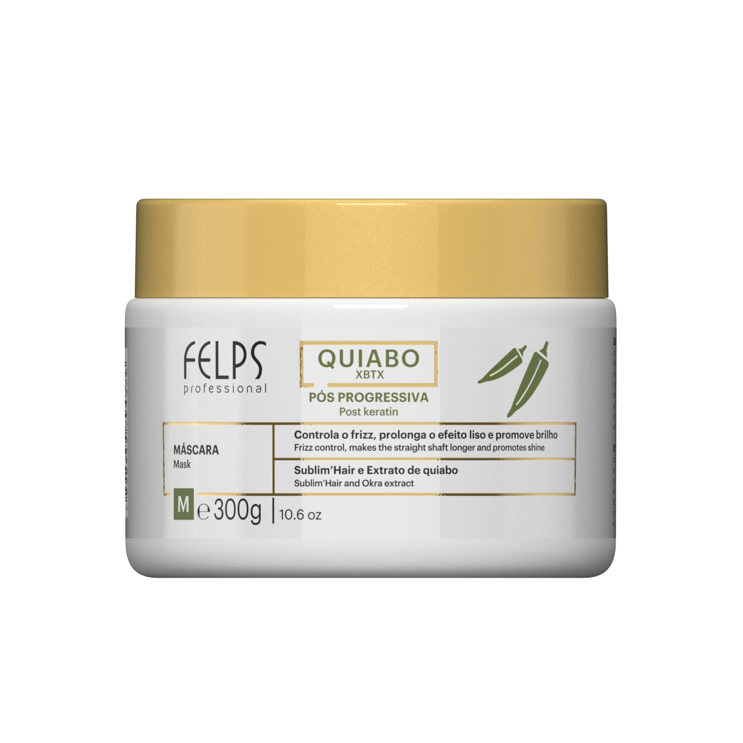 Felps Quiabo Xbtx Pós Progressiva Máscara 300G, Felps Professionnel ...