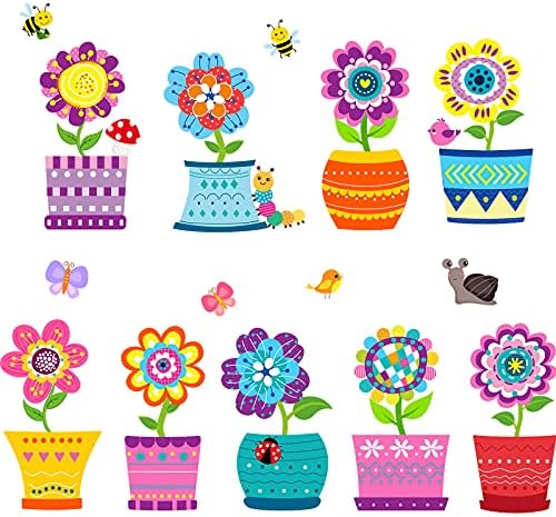 Amazon.com : Spring Bulletin Board Decorations, 84PCS Hello Spring ...
