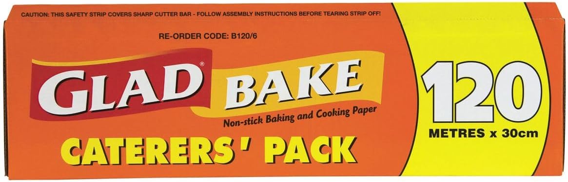 Glad Bake and Cooking Paper, 120 Metre Non-Stick Baking Paper from Glad ...