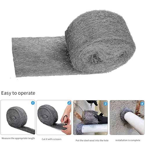 Snapklik.com : Steel Wool Mice Control Pads Steel Wool Rodent Barrier ...