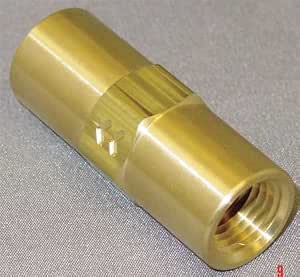 Amazon.com: 1/4" FNPT Brass Piston Spring Check Valve : Industrial ...