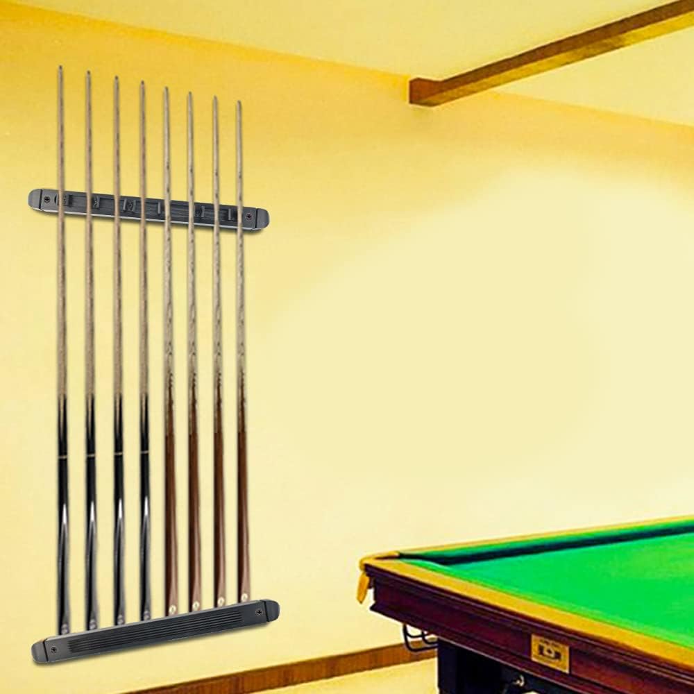 STCRERAG Billiard Wall Mount,Snooker Pool Cue Wall Mounted Rack ...