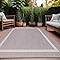 Amazon.com: LuuL Home Bordered Outdoor Rug 8x10 Washable Outside Carpet ...